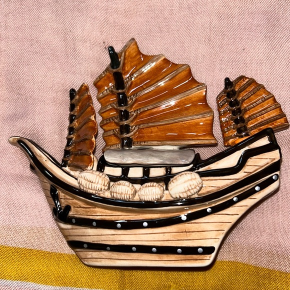 Fitz and Floyd | Kitchen | Fitz And Floyd Ship Boat Shaped Teapot ...